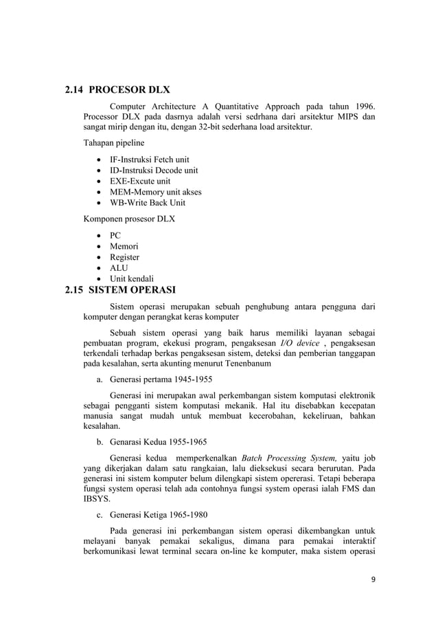 Arsitektur komputer | PDF