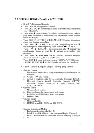 Arsitektur komputer | PDF