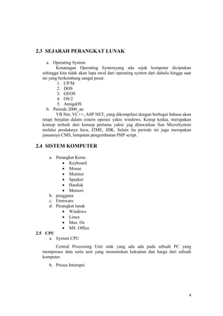 Arsitektur komputer | PDF