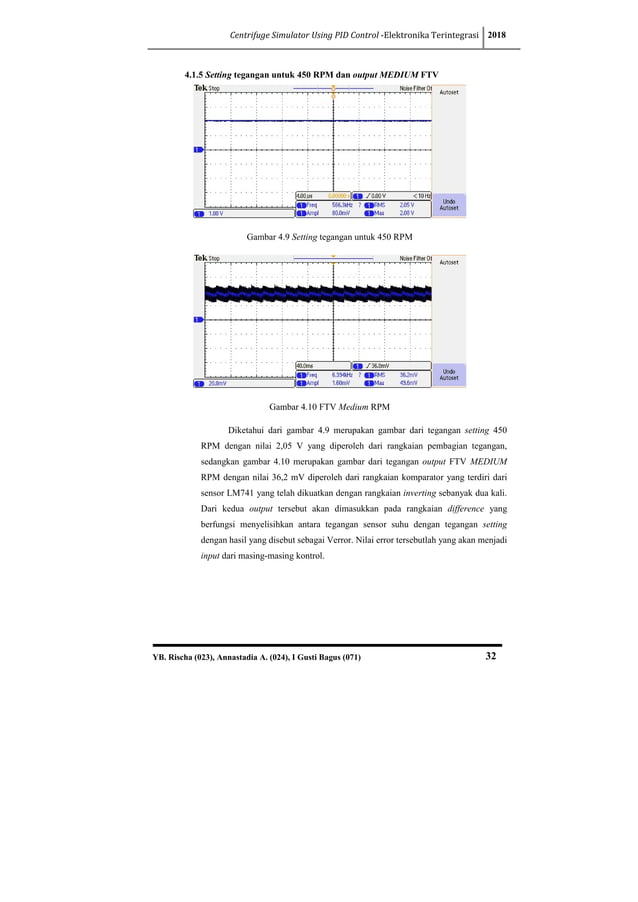 “CENTRIFUGE SIMULATOR USING PID CONTROL” | PDF