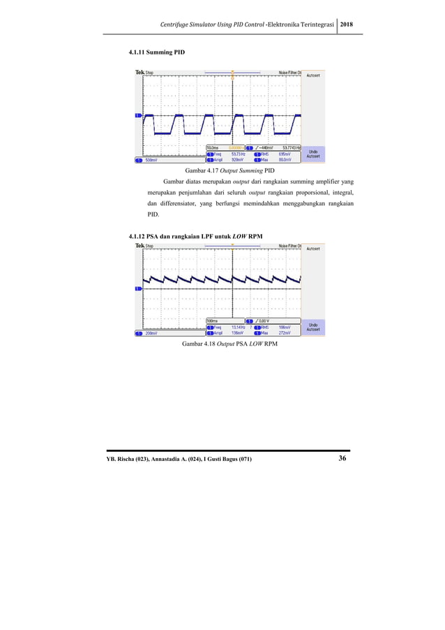 “CENTRIFUGE SIMULATOR USING PID CONTROL” | PDF