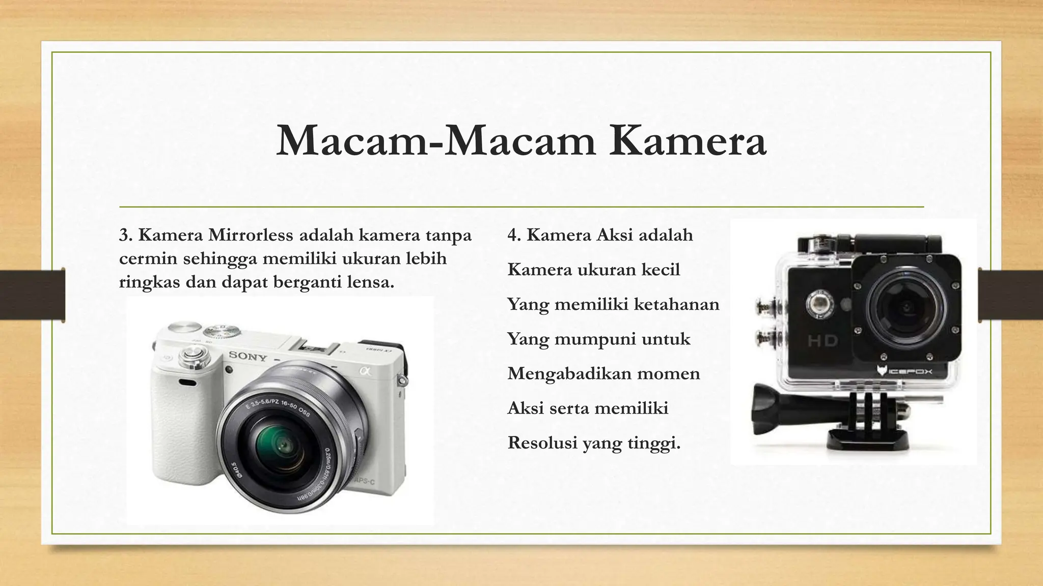 Pengenalan Kamera serta genre - genre photo | PPTX