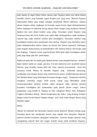 Laporan Rudaceos Rock, Air Batu, Banyu Asin, Sumatera Selatan | PDF