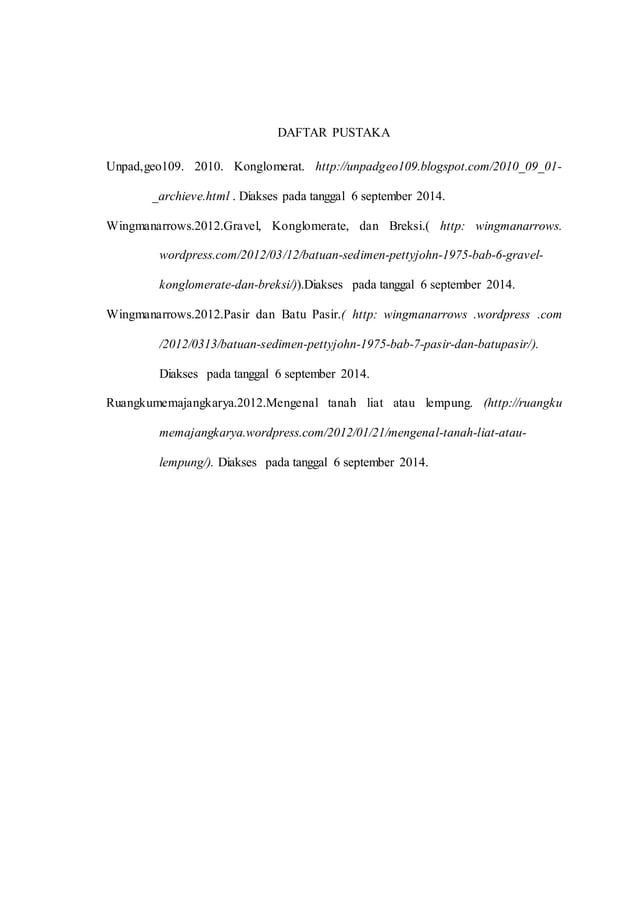 Laporan Rudaceos Rock, Air Batu, Banyu Asin, Sumatera Selatan | PDF