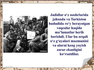 Jadidlar dasturi va maqsadi 9- ózbek.pptx