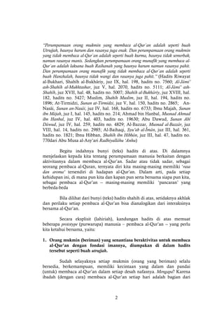 Jadilah al utrujjah | PDF