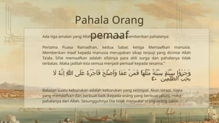 Jadilah orang yang mudah memaafkan.pptx ok | PPTX