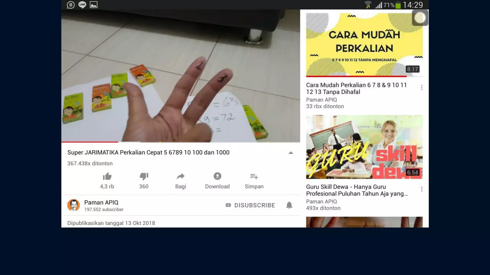 Jadi youtuber 1 hari bersama paman APIQ | PDF