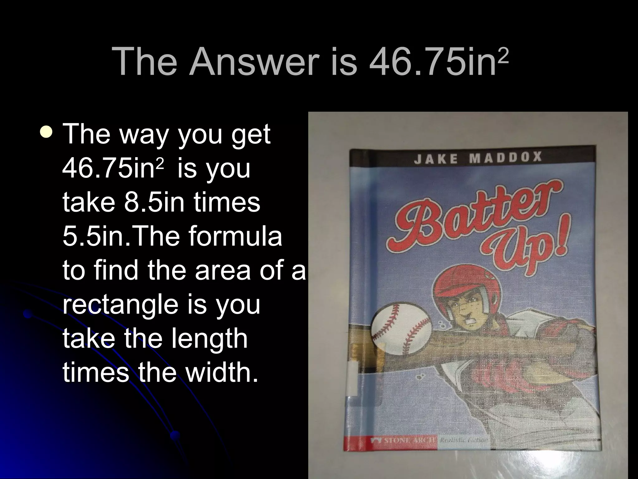 Jadon And Tanner Area And Perimeter Project | PPT