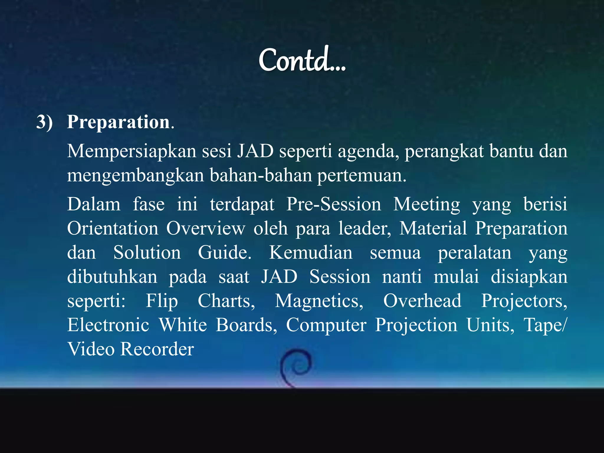 metode pengembangan JAD | PPTX