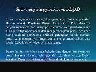 metode pengembangan JAD | PPTX
