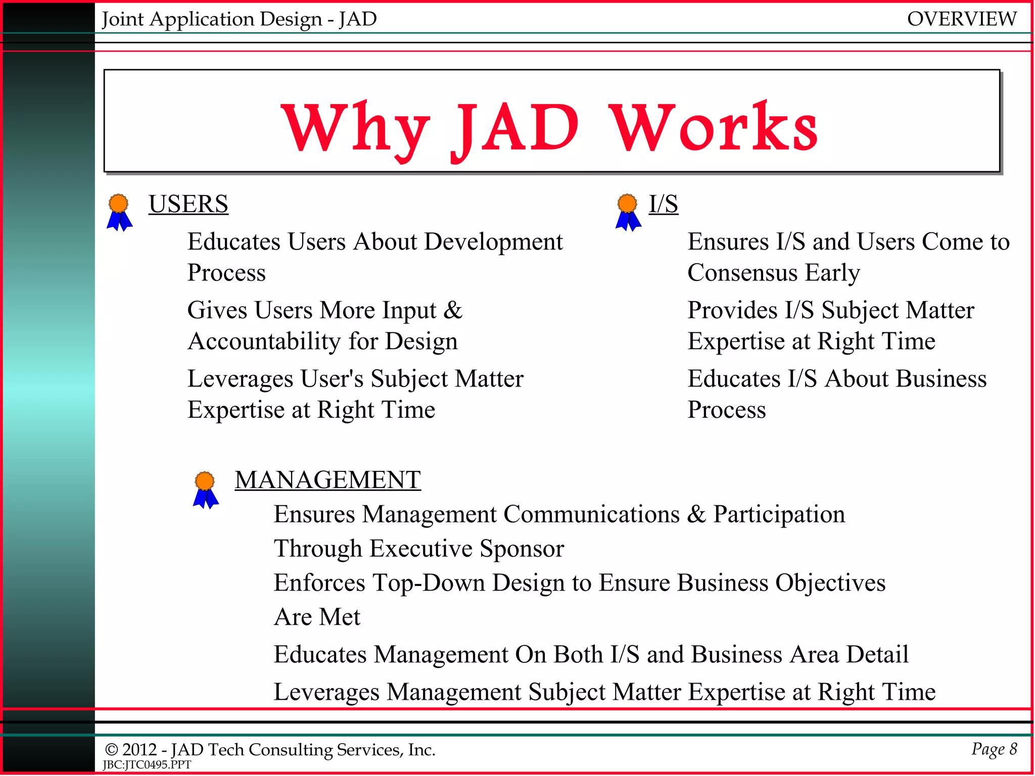 JAD - Joint Application Development | PPT