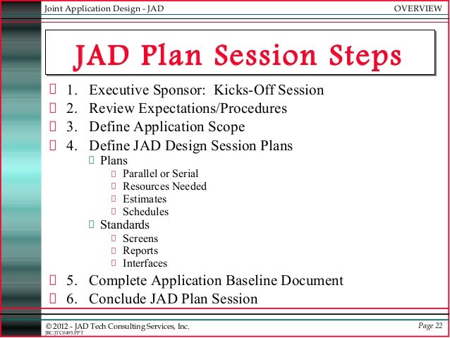 Jad Joint Application Development