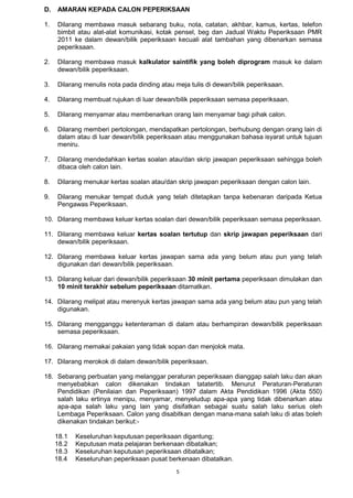 Jadual pmr-2011 | PDF