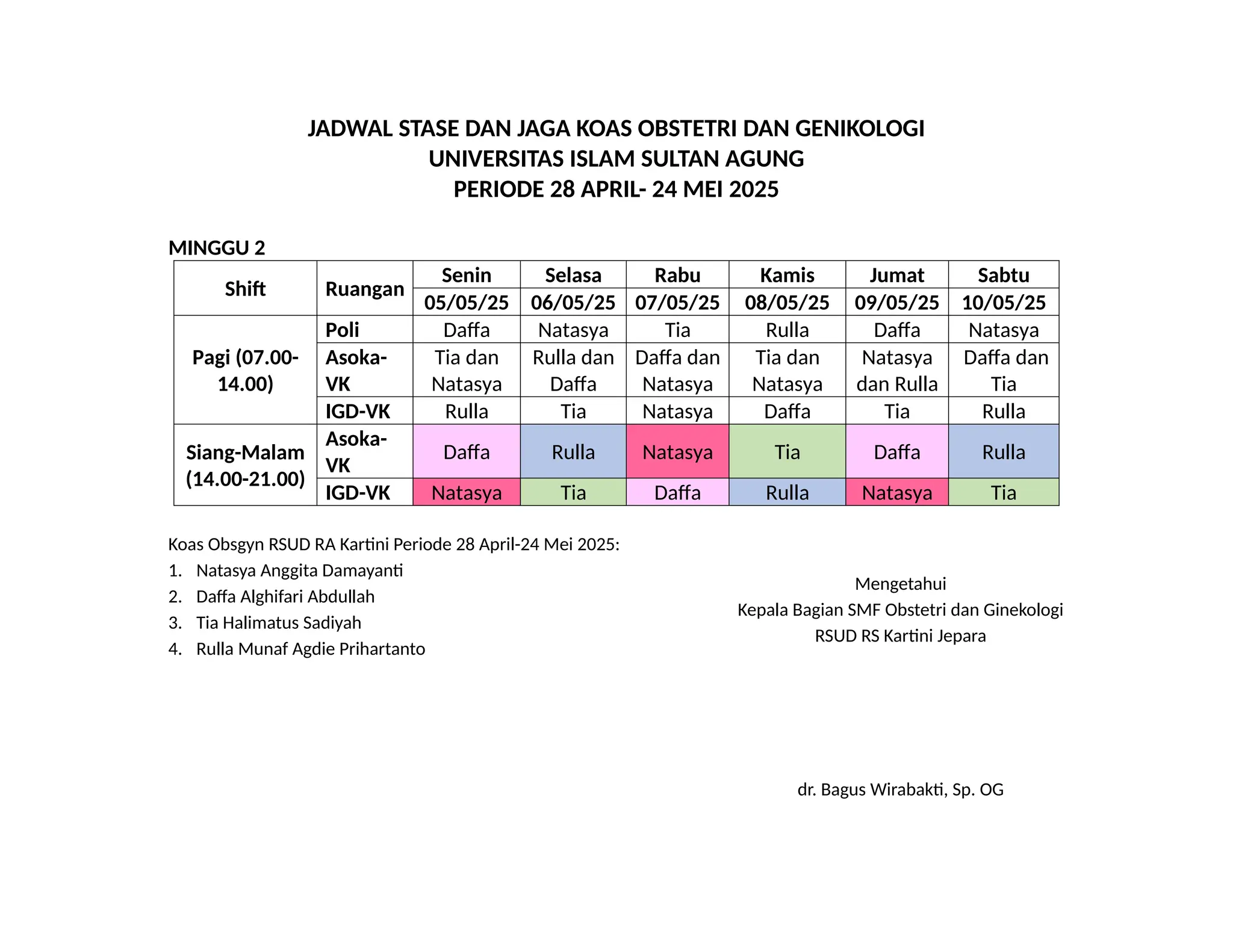 JADWAL JAGA.docxbcjwgfjwbfuerguqqjwd awb | DOCX