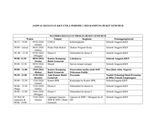 JADWAL KEGIATAN KKN UNILA PERIODE 1 2024 fix.docx