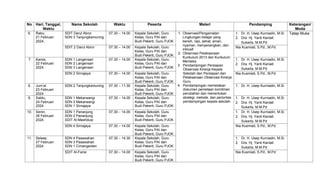 # JADWAL KEGIATAN PENDAMPINGAN BULAN FEBRUARI 2024 TAHUN PELAJARAN 2023-2024.pdf