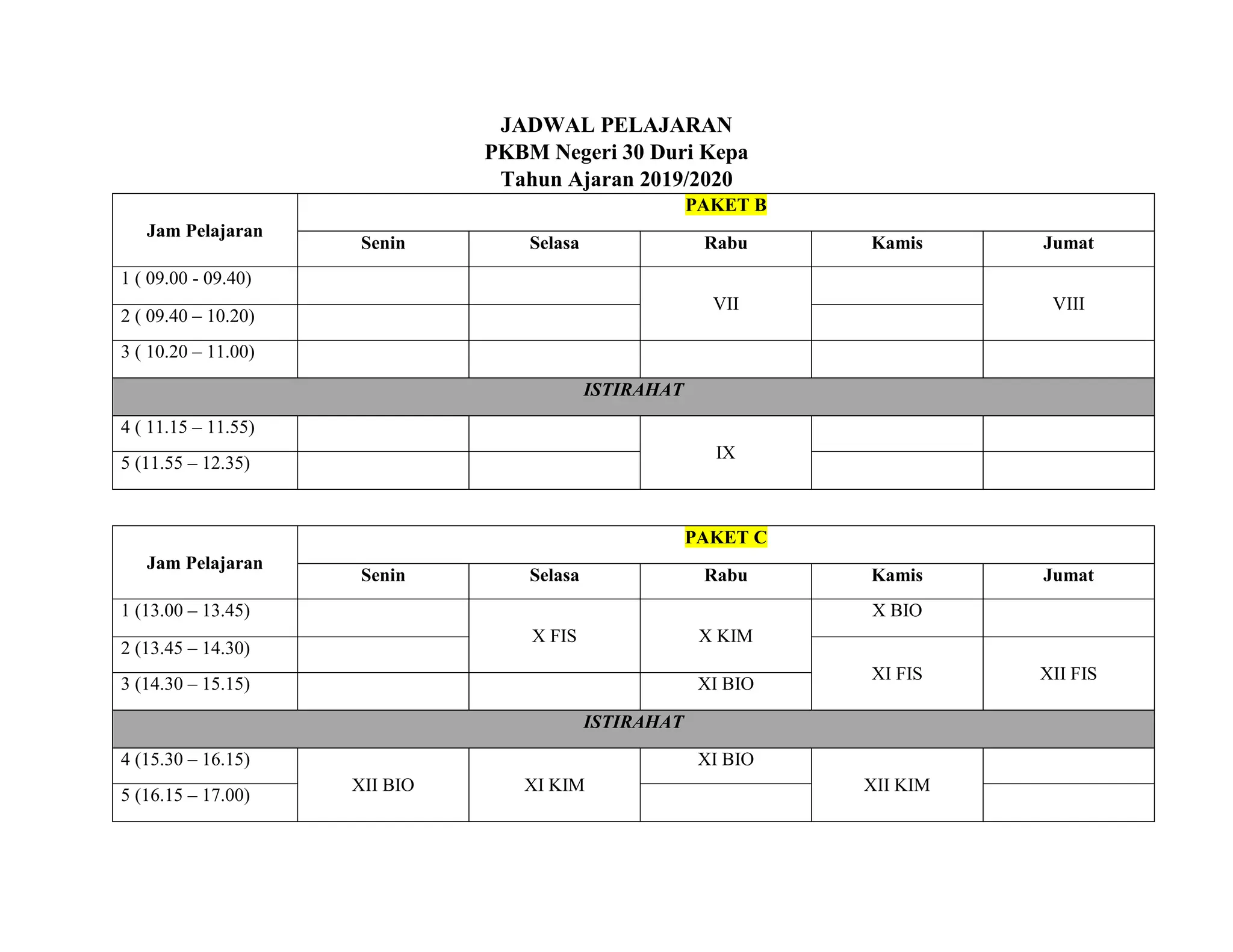 JADWAL PELAJARAN 2019-2020 sem ganjil.docx