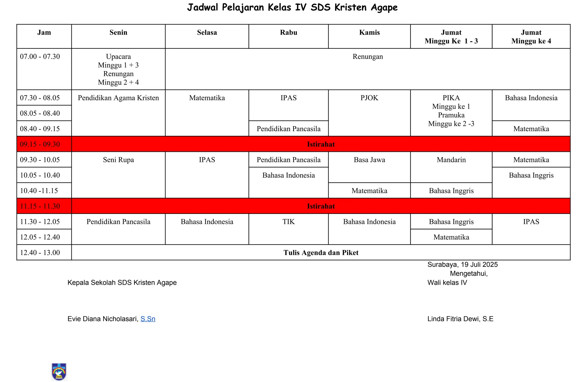 Jadwal Pelajaran Kelas IV SDS Kristen Agape (1).docx