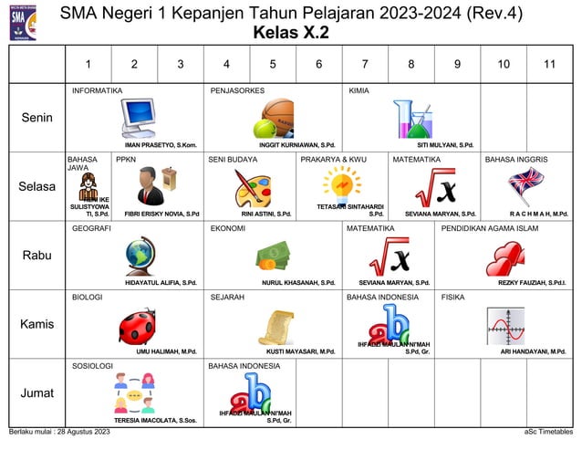 Jadwal Pelajaran Siswa Tahun 2023-2024 - Rev 4 - Mulai 28 Agustus 2023.pdf