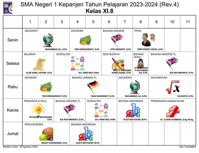 Jadwal Pelajaran Siswa Tahun 2023-2024 - Rev 4 - Mulai 28 Agustus 2023.pdf