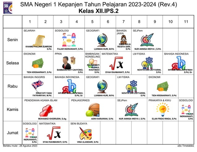 Jadwal Pelajaran Siswa Tahun 2023-2024 - Rev 4 - Mulai 28 Agustus 2023.pdf