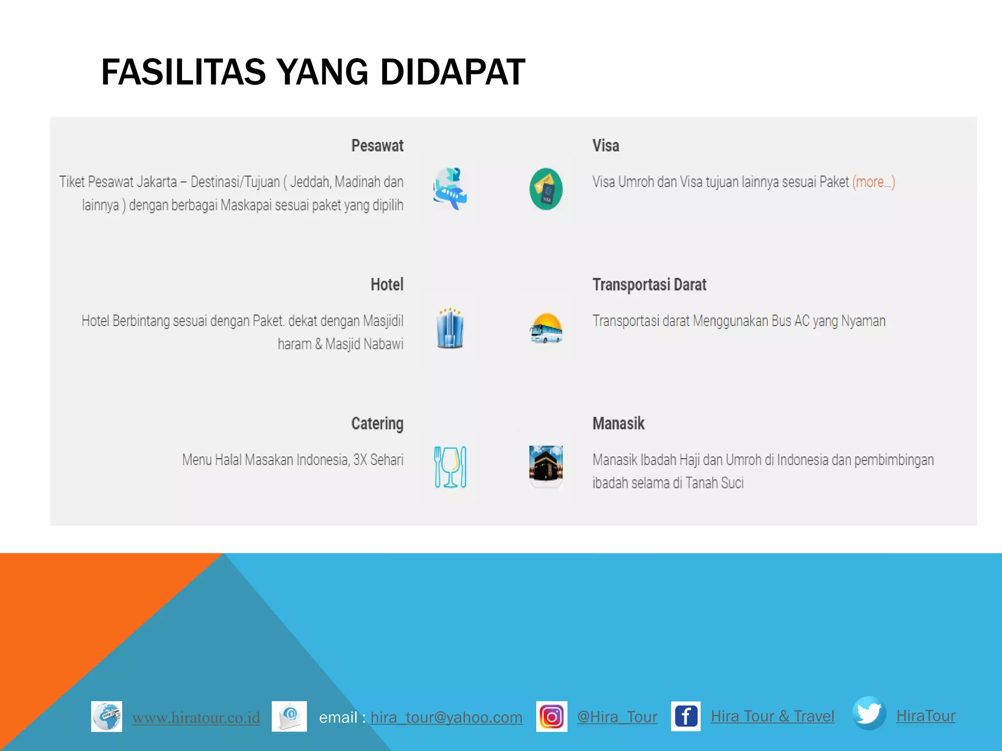 Jadwal promo umroh hira tour tahun 2018 2019 | PPT