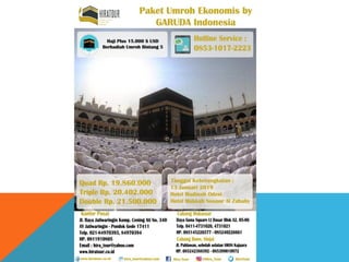Jadwal promo umroh hira tour tahun 2018 2019 | PPT