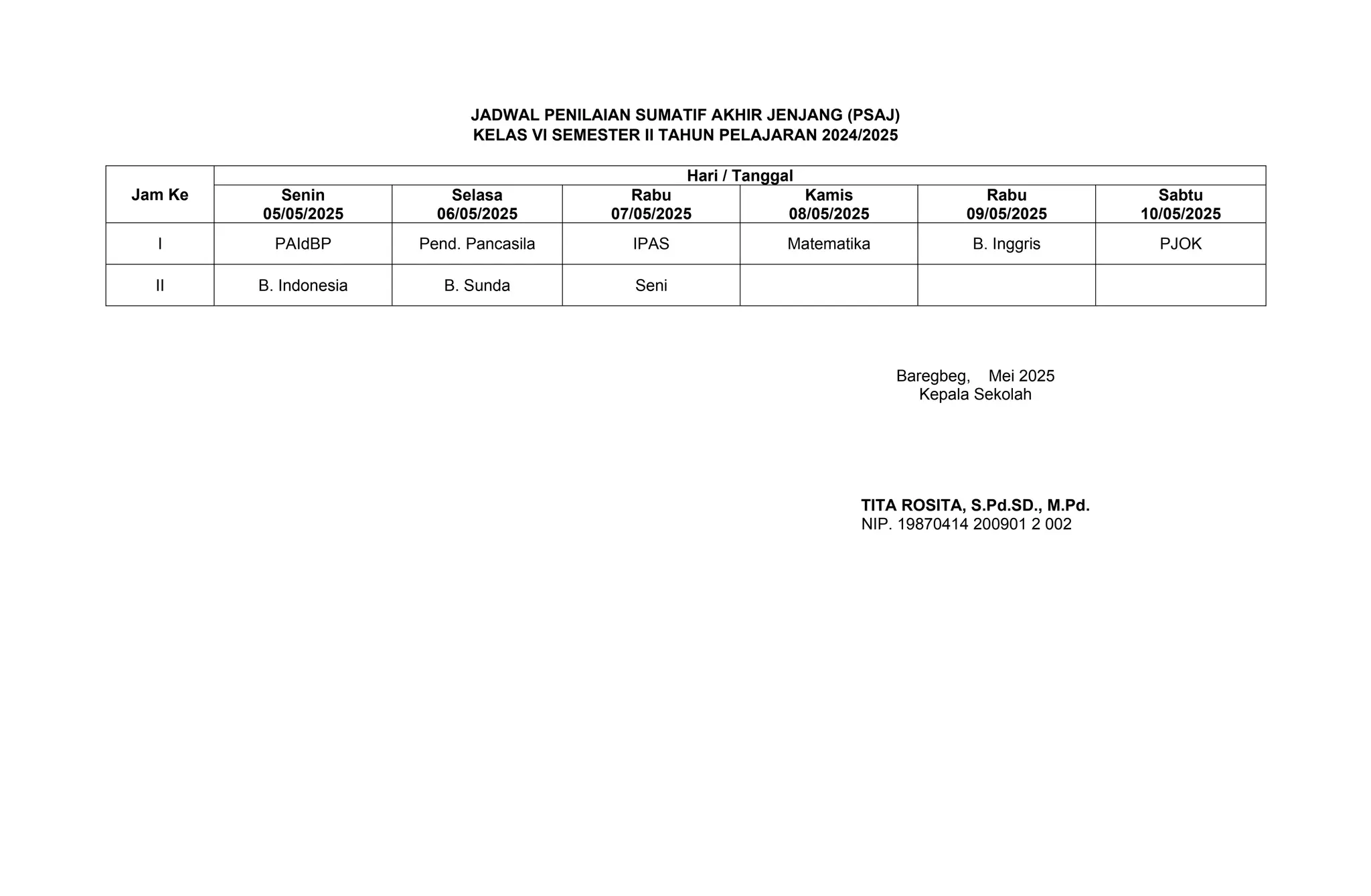 CONTOH JADWAL PSAJ KLS VI TH 2024-2025.docx