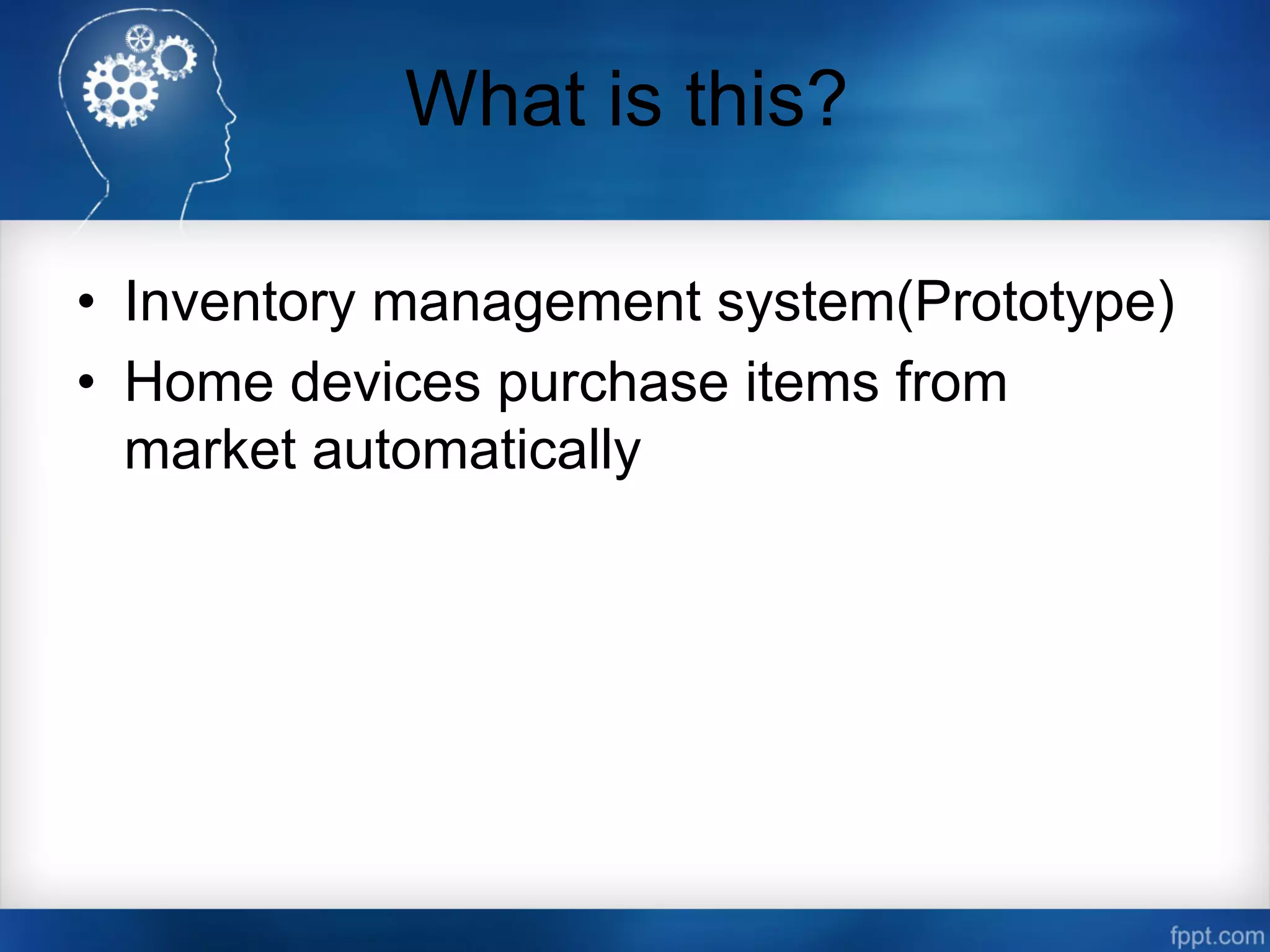 Smart Home Inventory Management using a Private Blockchain and a ...