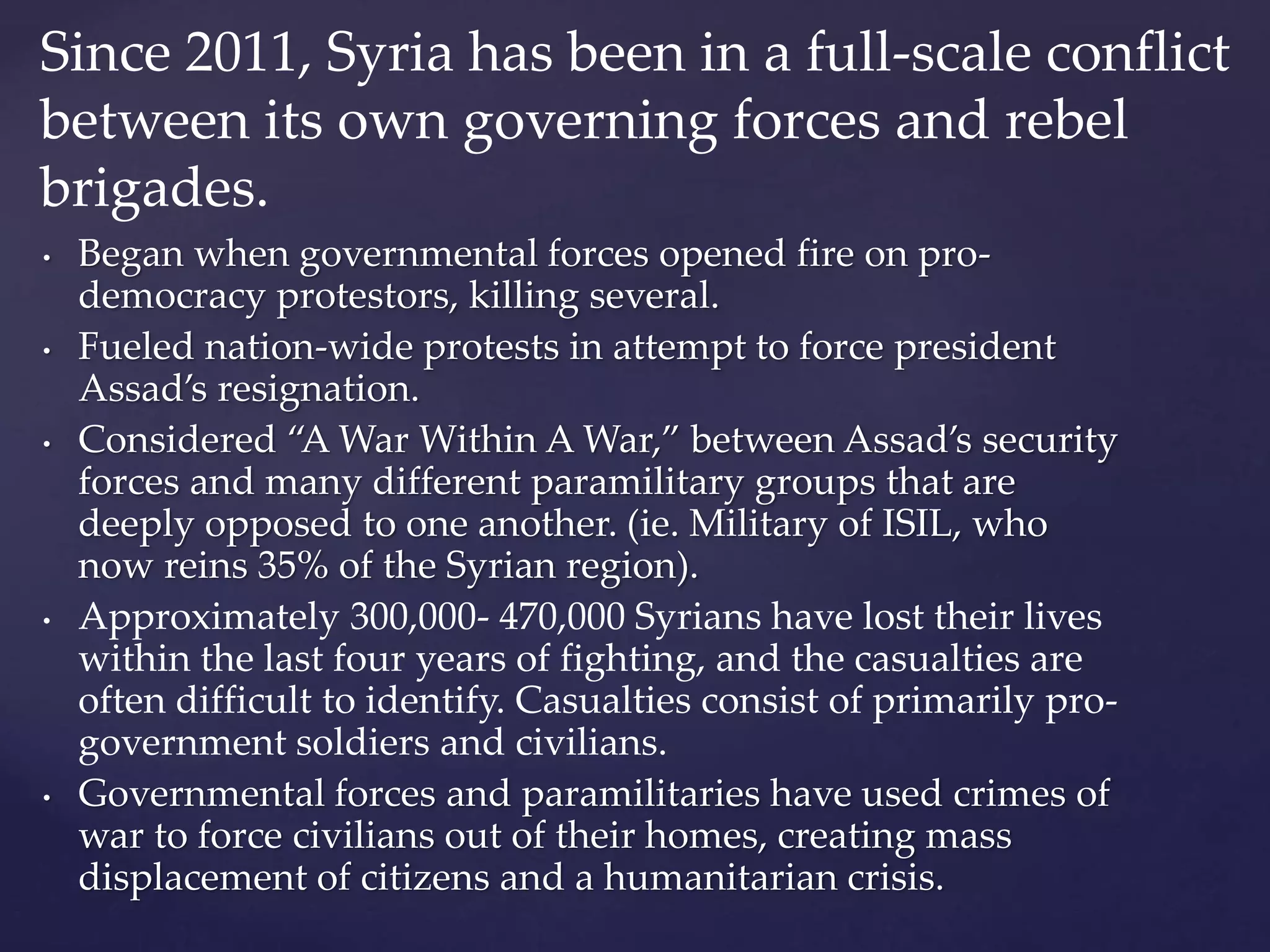 Syrian Civil War | PPT