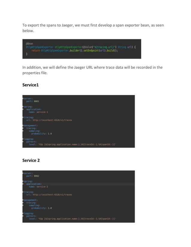 Jaeger Integration with Spring Cloud | PDF