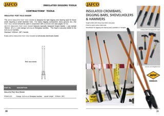 Jafco Tools - Insulated Digging Tools BS8020 | PDF | Gardening | Home ...