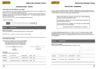 Jafco Tools - Insulated Digging Tools BS8020 | PDF | Gardening | Home ...