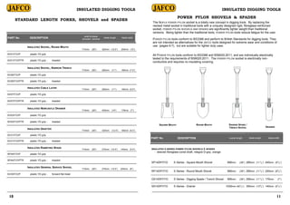 Jafco Tools - Insulated Digging Tools BS8020 | PDF | Gardening | Home ...