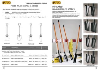 Jafco Tools - Insulated Digging Tools BS8020 | PDF | Gardening | Home ...