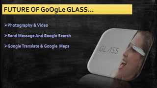 google glasses | PPT