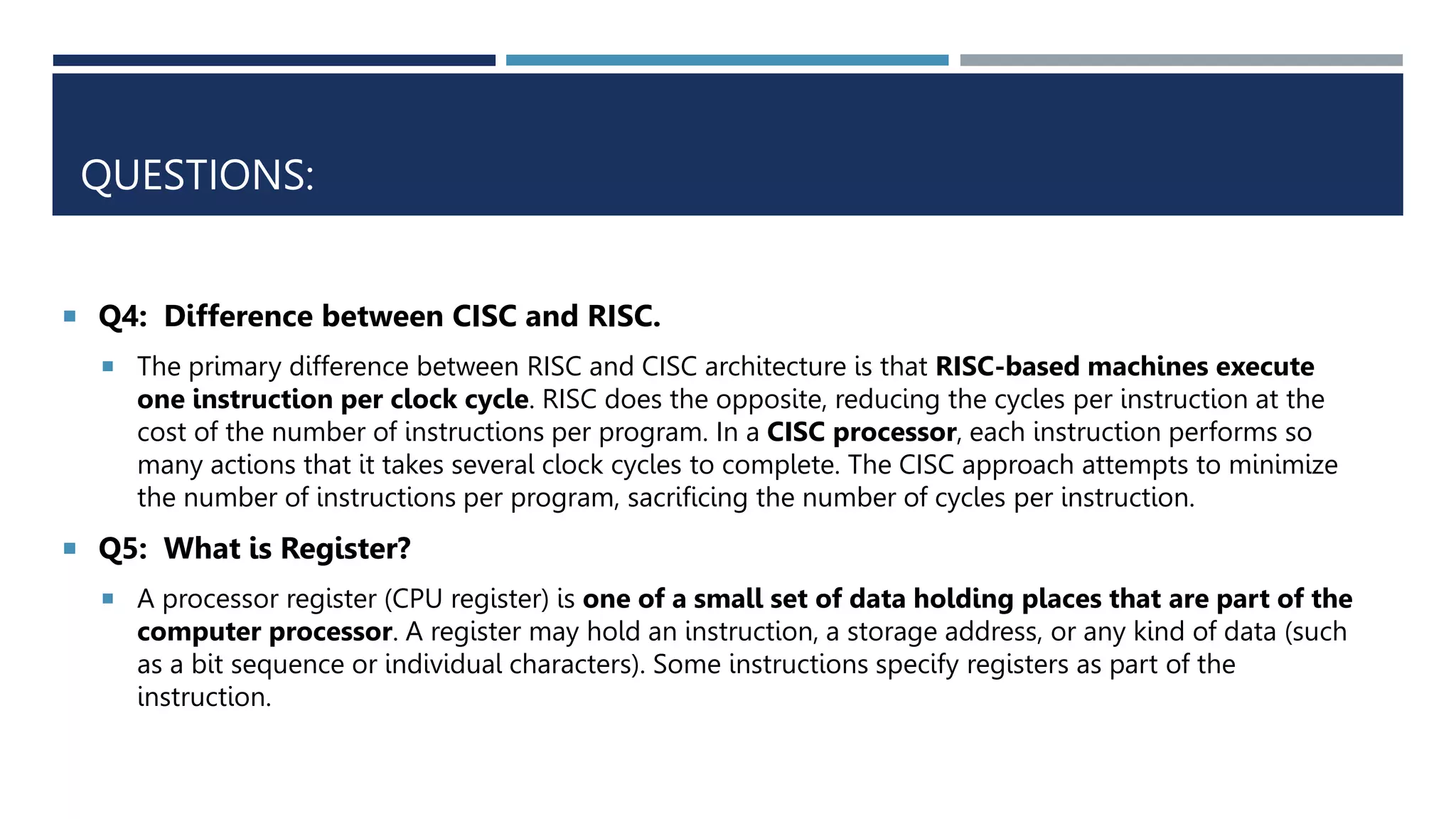 Instruction Set Architecture | PPTX