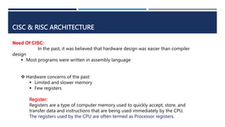 Instruction Set Architecture | PPTX