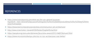 Instruction Set Architecture | PPTX