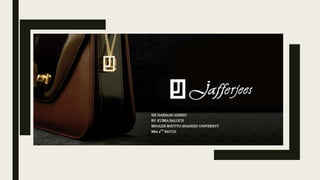 Jafferjees ppt | PPTX