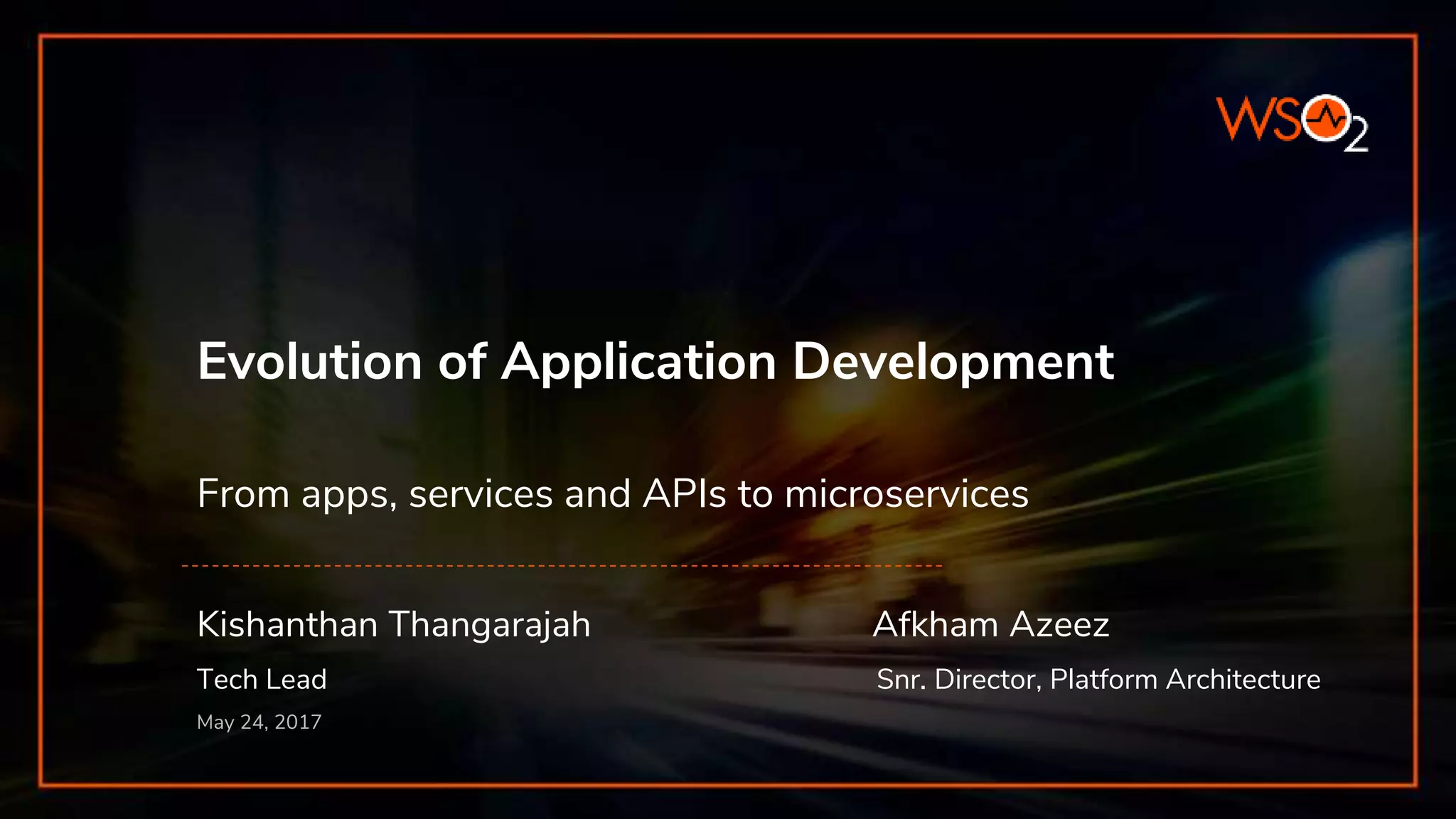 Evolution of Application Development | PPT