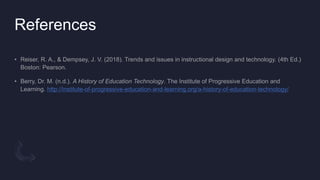 Instructional Design & Technology : A summary, Definition and Analysis ...
