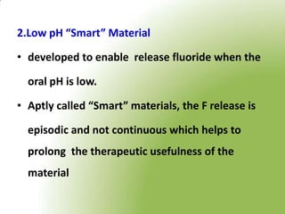 GLASS IONOMER CEMENT AND ITS RECENT ADVANCES- by Dr. JAGADEESH ...