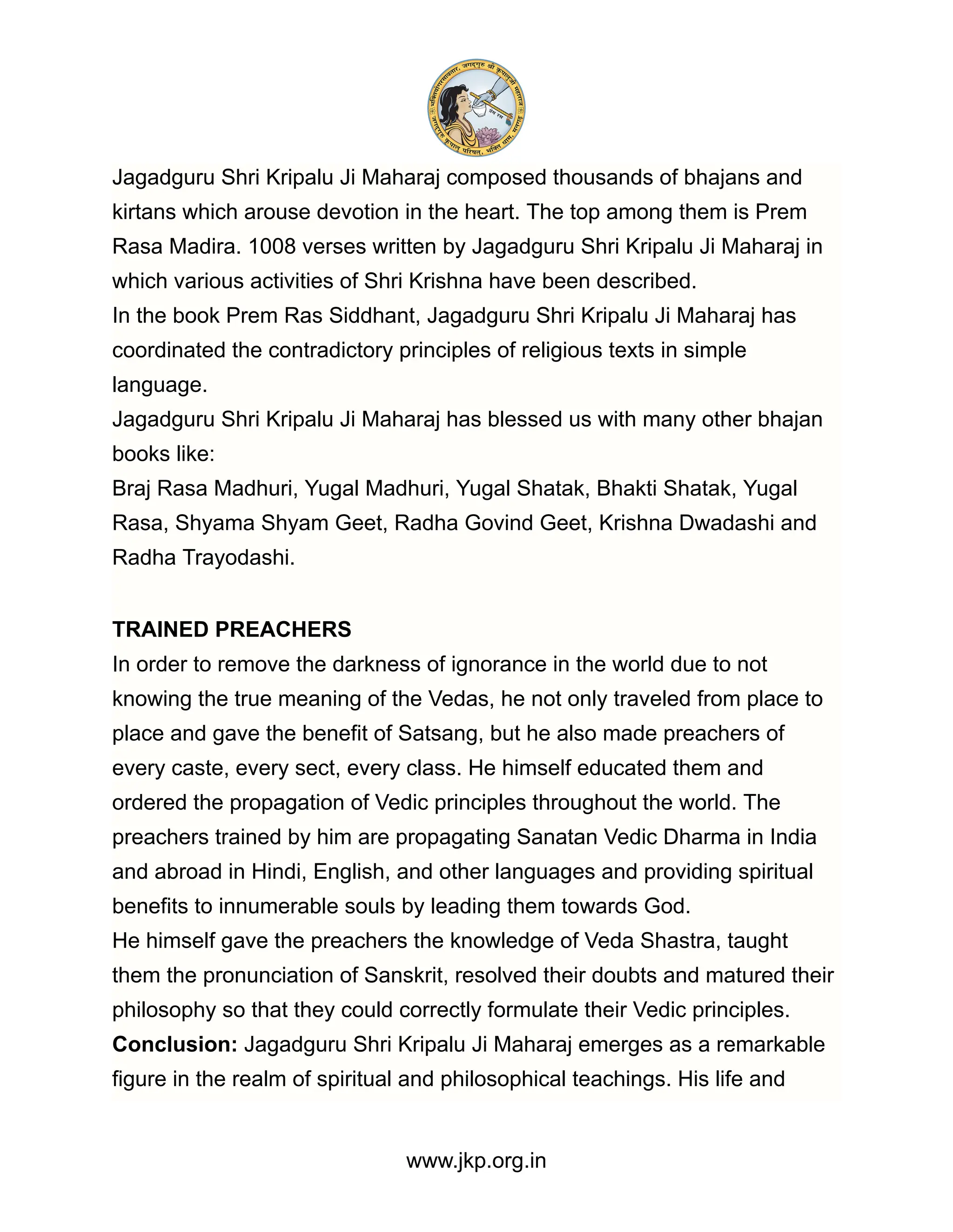Jagadguru Shri Kripalu Ji Maharaj_ A great scholar of the Vedas (1).pdf