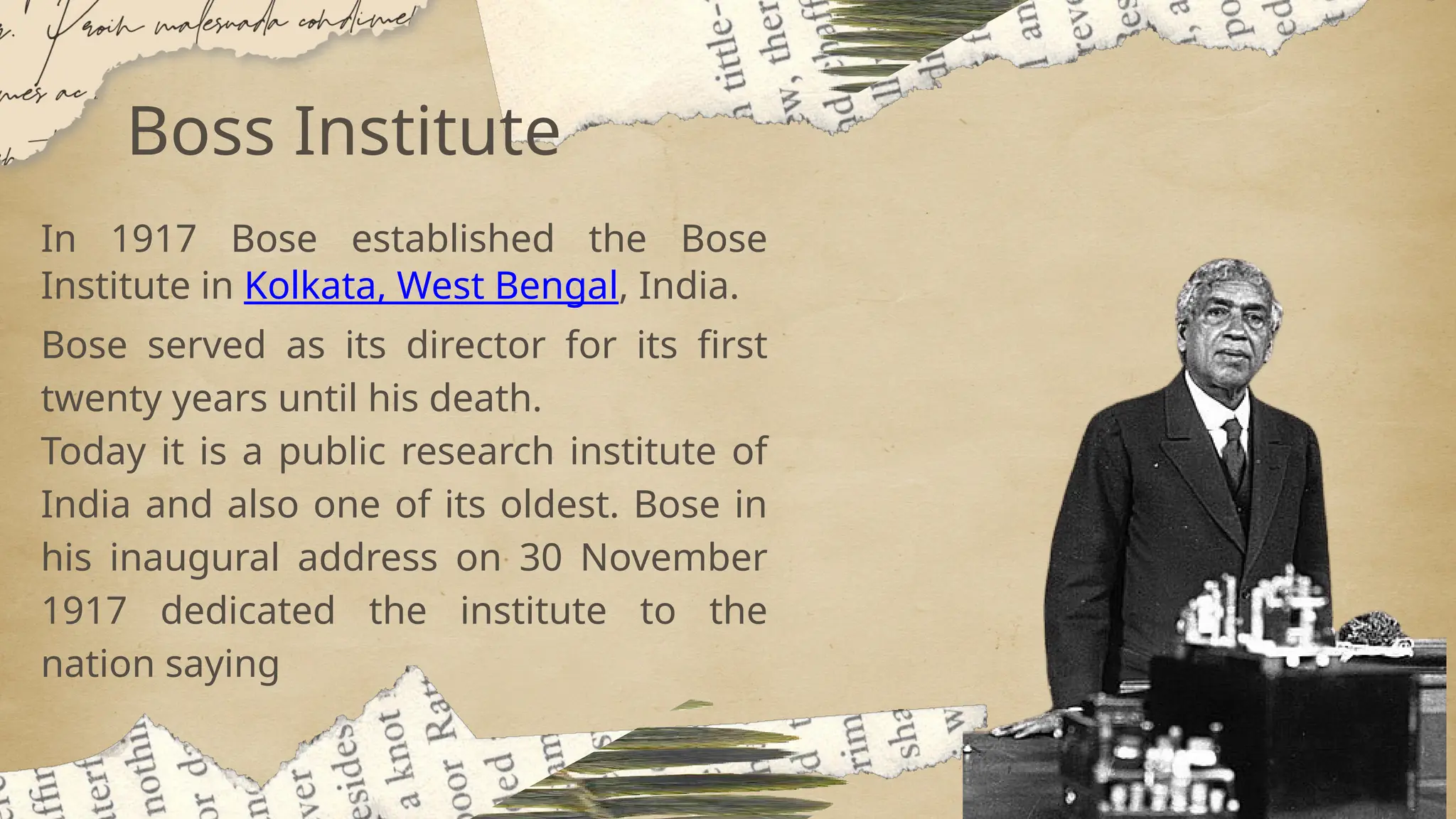 Jagadish Chandra Bose life of Jagdish Chandra bose | PPTX