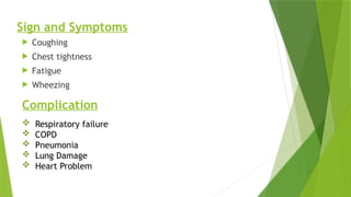 Breathless Battles: Understanding Asthma Pathophysiology | PPTX