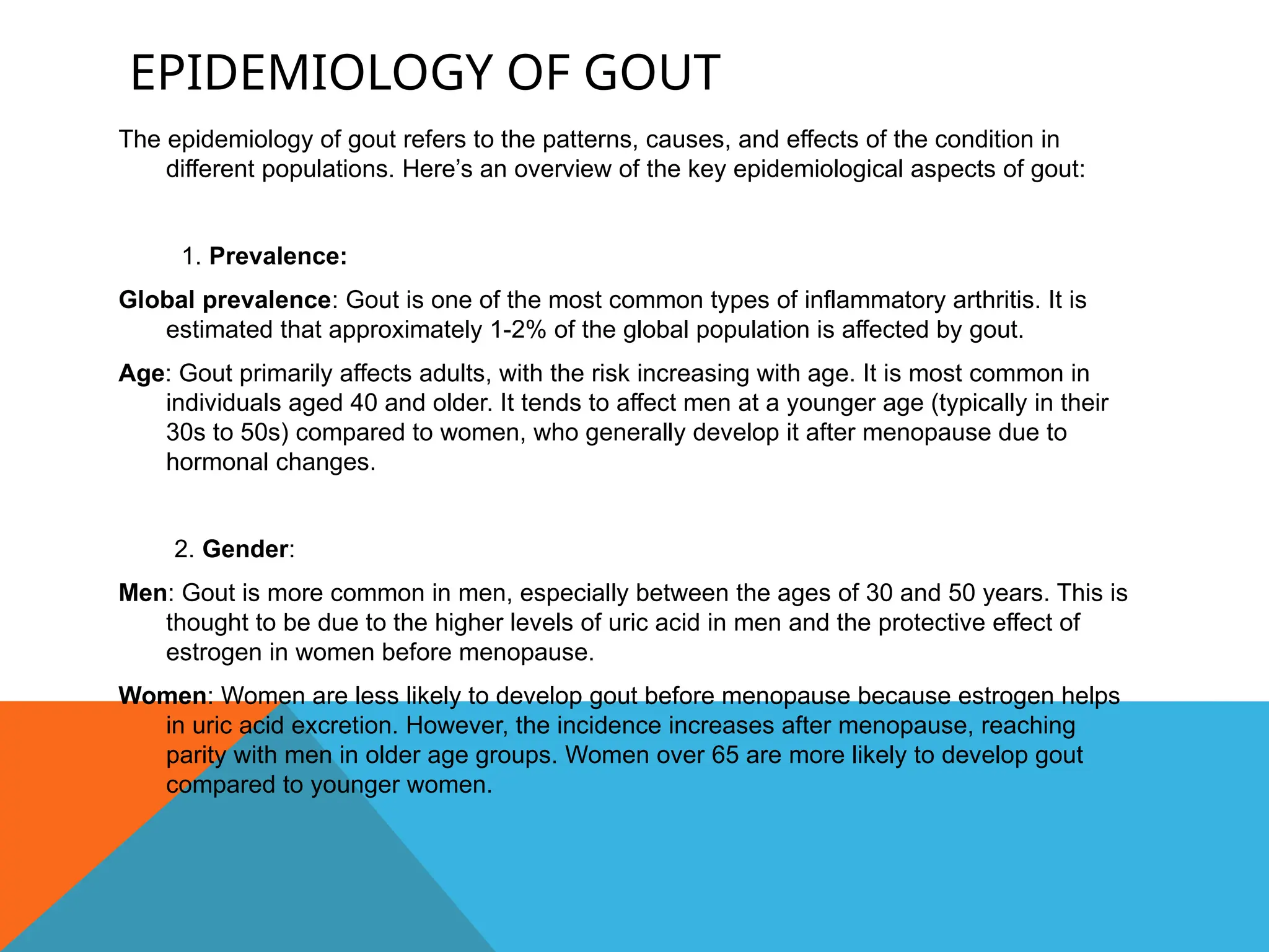 Pathophysiology of Gout: Unraveling the Mechanisms Behind the Crystal-Induced Joint Disorder | PPTX