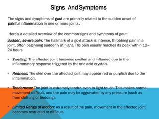 Pathophysiology of Gout: Unraveling the Mechanisms Behind the Crystal ...