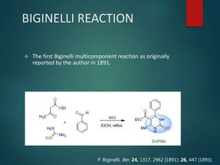 BIGINELLI REACTION | PPT